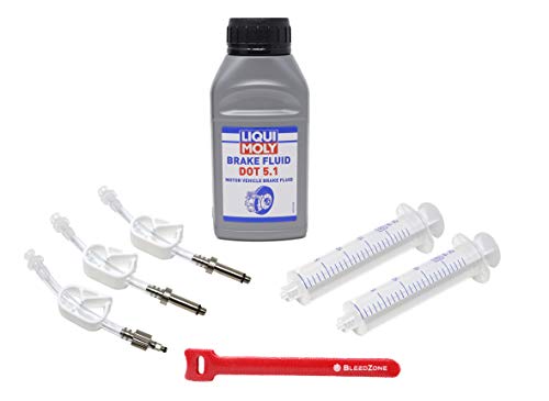 Bleed Kit for SRAM Brakes Including Code Guide Level with DOT 5.1 Flui ...